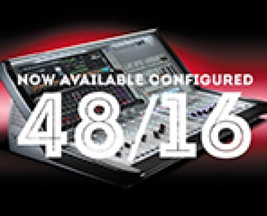Soundcraft Vi1 now available configured with 48 local inputs